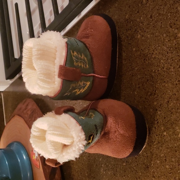 John Deere | Shoes | John Deere 62m Baby Cowboy Boot Slippers Boys ...